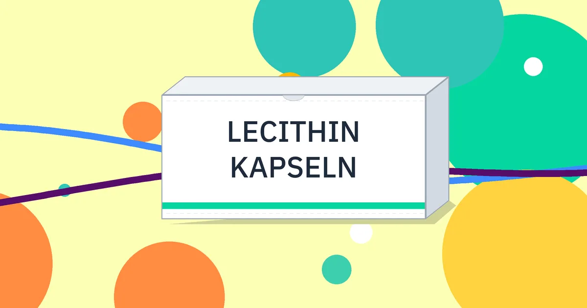 Symbolbild: Packung mit der Aufschrift LECITHIN KAPSELN (PZN 00004707) – Verfügbarkeit und Bezug in Apotheken in Frankfurt am Main