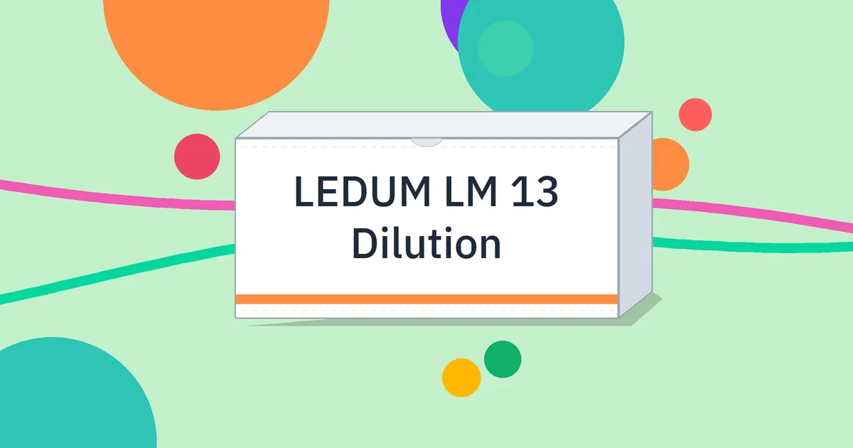 Symbolbild: Packung mit der Aufschrift LEDUM LM 13 Dilution (PZN 12930218) – Verfügbarkeit und Bezug in Apotheken in Frankfurt am Main