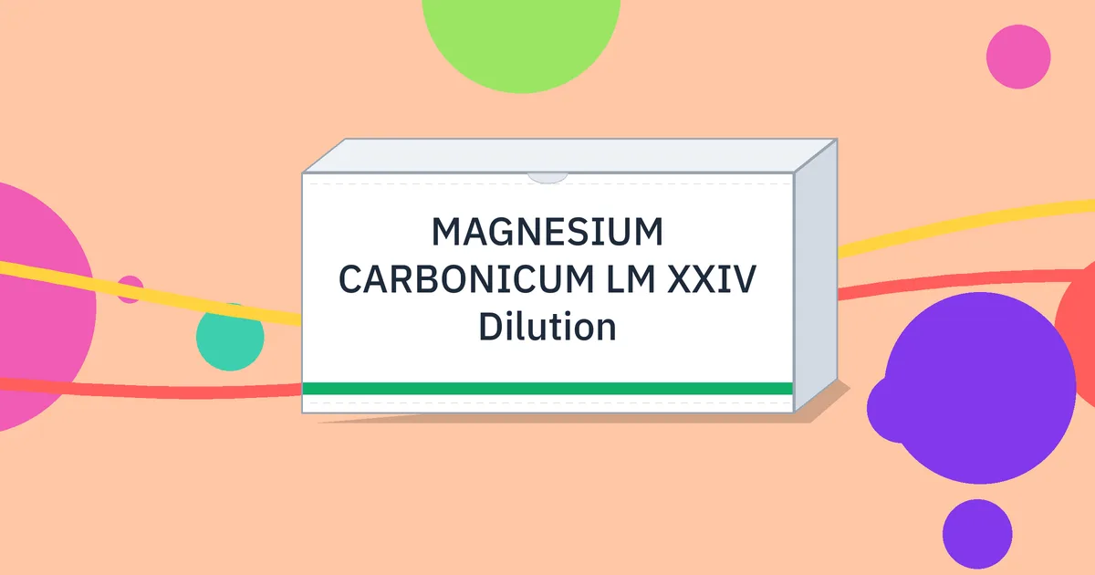 Symbolbild: Packung mit der Aufschrift MAGNESIUM CARBONICUM LM XXIV Dilution (PZN 02675179) – Verfügbarkeit und Bezug in Apotheken in Frankfurt am Main