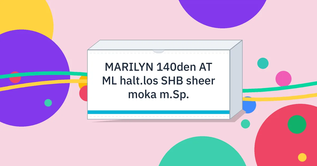 Symbolbild: Packung mit der Aufschrift MARILYN 140den AT ML halt.los SHB sheer moka m.Sp. (PZN 16186797) – Verfügbarkeit und Bezug in Apotheken in Frankfurt am Main