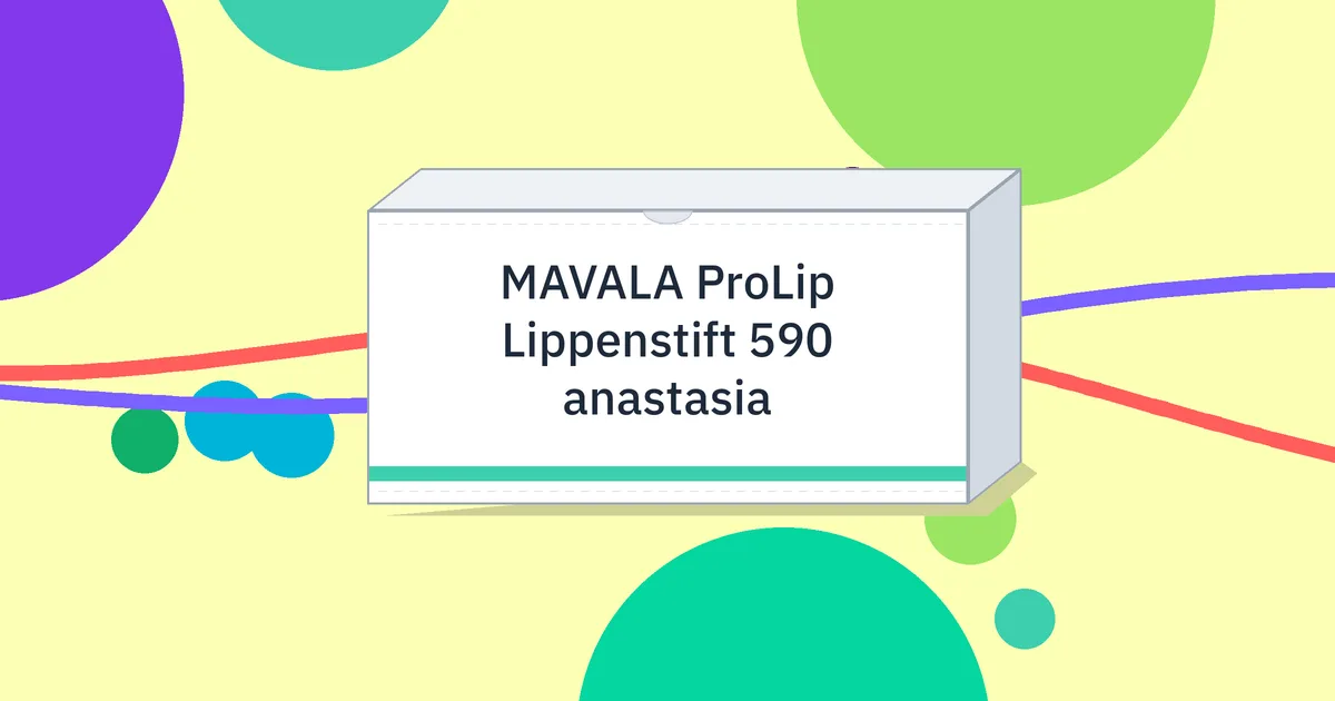 Symbolbild: Packung mit der Aufschrift MAVALA ProLip Lippenstift 590 anastasia (PZN 14437924) – Verfügbarkeit und Bezug in Apotheken in Frankfurt am Main
