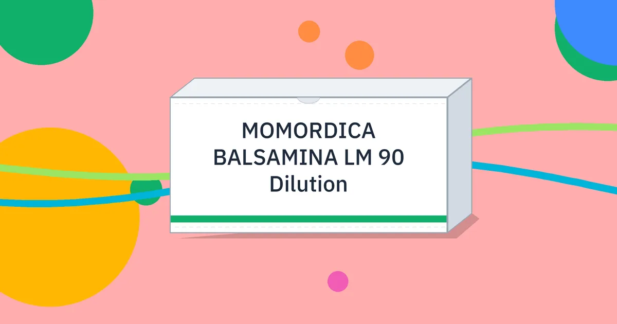 Symbolbild: Packung mit der Aufschrift MOMORDICA BALSAMINA LM 90 Dilution (PZN 13610533) – Verfügbarkeit und Bezug in Apotheken in Frankfurt am Main