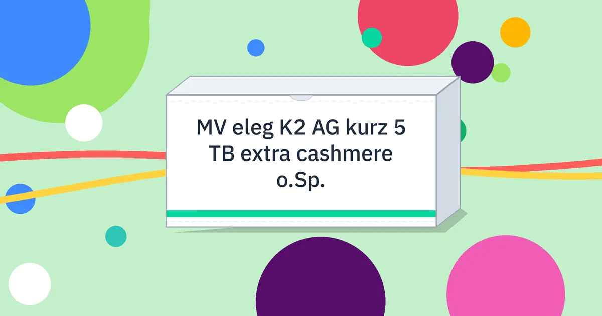 Symbolbild: Packung mit der Aufschrift MV eleg K2 AG kurz 5 TB extra cashmere o.Sp. (PZN 14673458) – Verfügbarkeit und Bezug in Apotheken in Frankfurt am Main