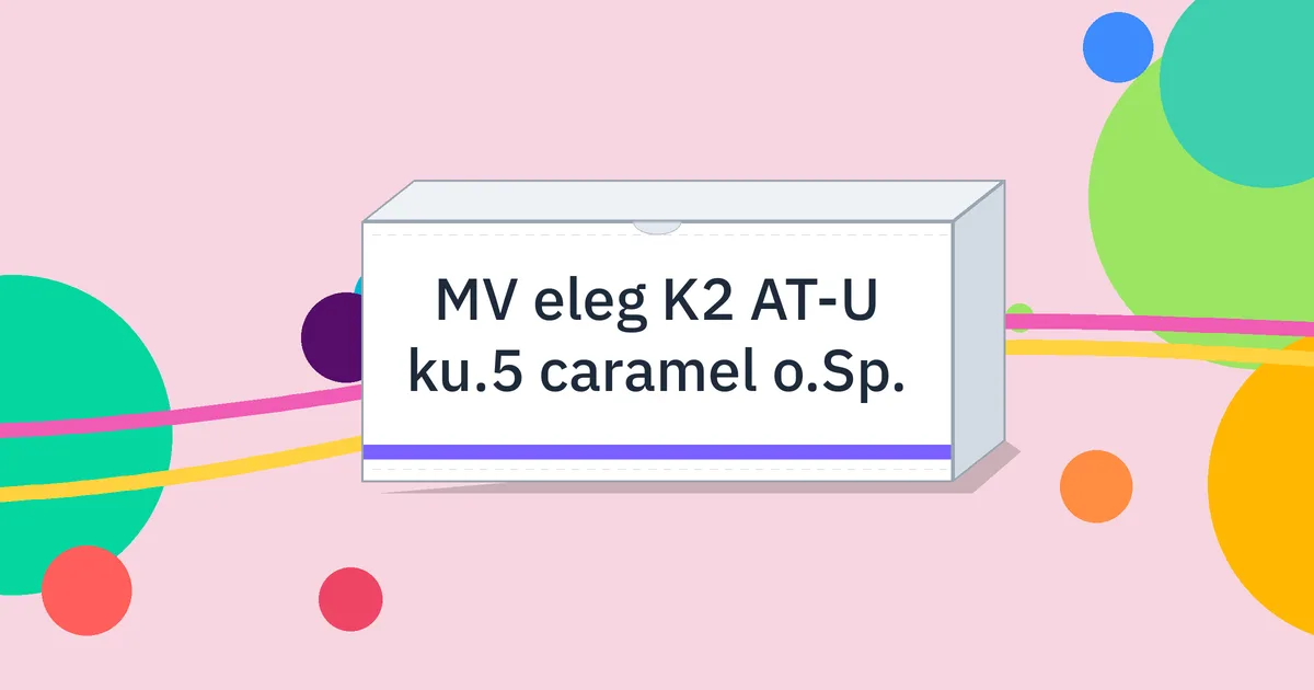 Symbolbild: Packung mit der Aufschrift MV eleg K2 AT-U ku.5 caramel o.Sp. (PZN 00530318) – Verfügbarkeit und Bezug in Apotheken in Frankfurt am Main