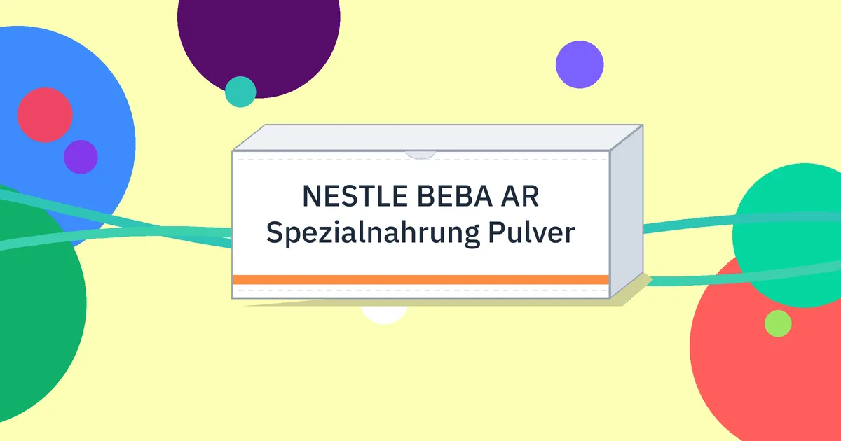 Symbolbild: Packung mit der Aufschrift NESTLE BEBA AR Spezialnahrung Pulver (PZN 16316455) – Verfügbarkeit und Bezug in Apotheken in Frankfurt am Main