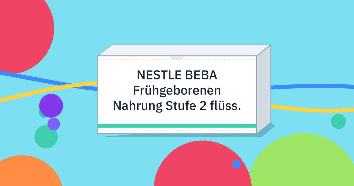 Symbolbild: Packung mit der Aufschrift NESTLE BEBA Frühgeborenen Nahrung Stufe 2 flüss. (PZN 16146349) – Verfügbarkeit und Bezug in Apotheken in Frankfurt am Main