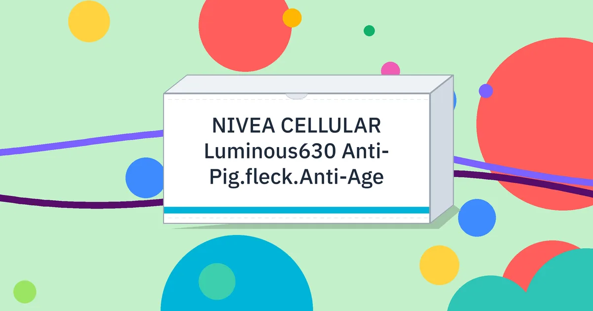 Symbolbild: Packung mit der Aufschrift NIVEA CELLULAR Luminous630 Anti-Pig.fleck.Anti-Age (PZN 18912279) – Verfügbarkeit und Bezug in Apotheken in Frankfurt am Main