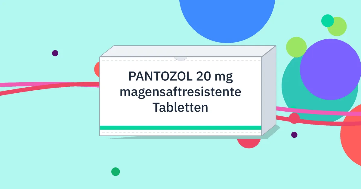 Symbolbild: Packung mit der Aufschrift PANTOZOL 20 mg magensaftresistente Tabletten (PZN 07265196) – Verfügbarkeit und Bezug in Apotheken in Frankfurt am Main