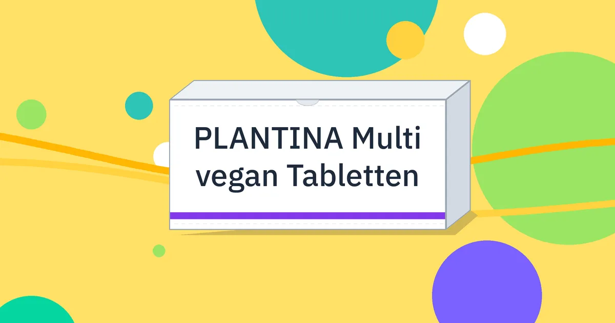 Symbolbild: Packung mit der Aufschrift PLANTINA Multi vegan Tabletten (PZN 17216075) – Verfügbarkeit und Bezug in Apotheken in Frankfurt am Main