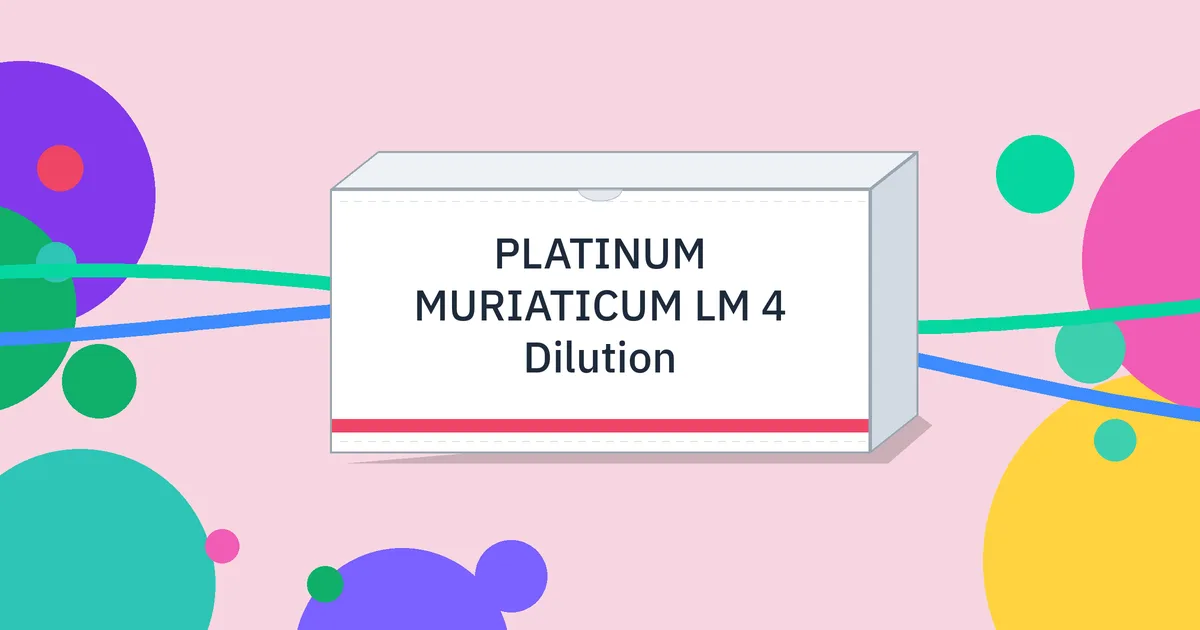 Symbolbild: Packung mit der Aufschrift PLATINUM MURIATICUM LM 4 Dilution (PZN 13647950) – Verfügbarkeit und Bezug in Apotheken in Frankfurt am Main