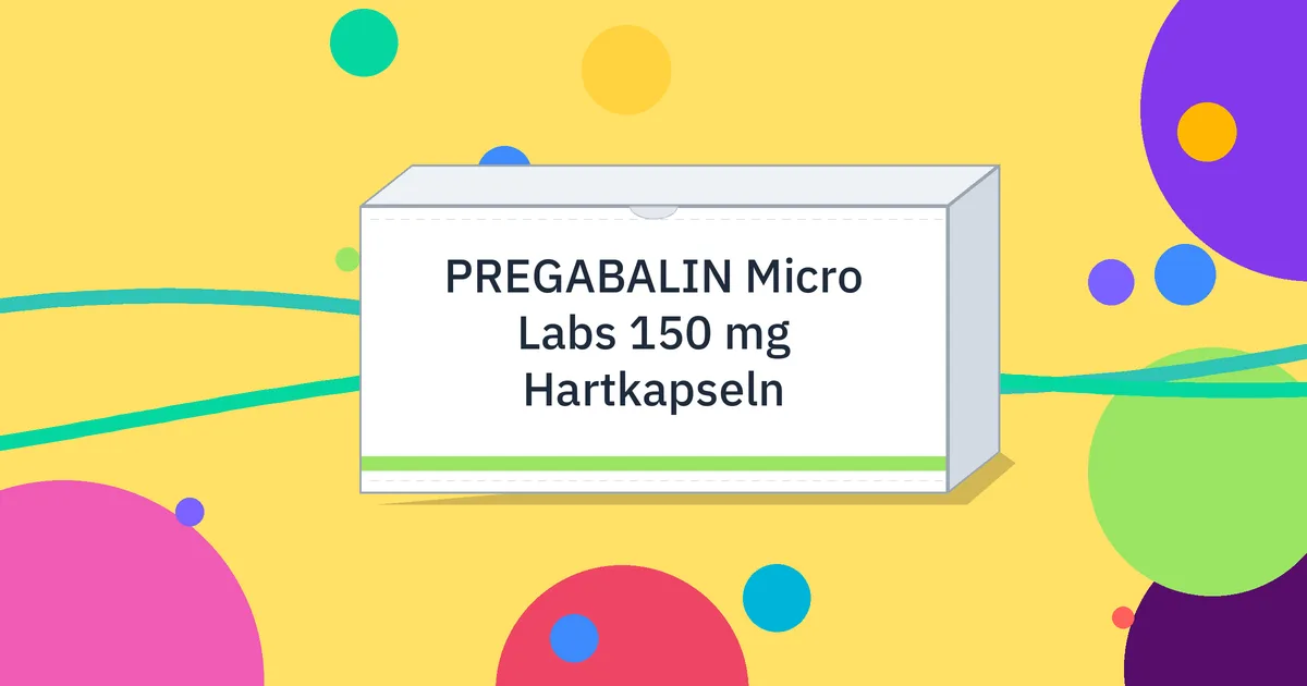 Symbolbild: Packung mit der Aufschrift PREGABALIN Micro Labs 150 mg Hartkapseln (PZN 18153773) – Verfügbarkeit und Bezug in Apotheken in Frankfurt am Main