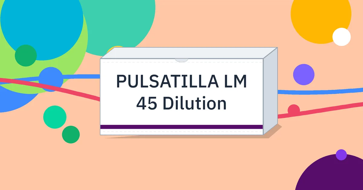 Symbolbild: Packung mit der Aufschrift PULSATILLA LM 45 Dilution (PZN 02603493) – Verfügbarkeit und Bezug in Apotheken in Frankfurt am Main