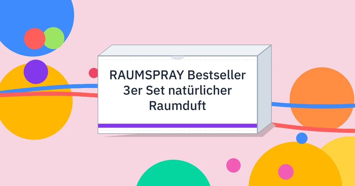 Symbolbild: Packung mit der Aufschrift RAUMSPRAY Bestseller 3er Set natürlicher Raumduft (PZN 20185154) – Verfügbarkeit und Bezug in Apotheken in Frankfurt am Main