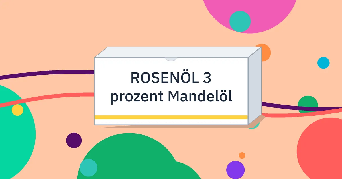 Symbolbild: Packung mit der Aufschrift ROSENÖL 3 prozent Mandelöl (PZN 03681650) – Verfügbarkeit und Bezug in Apotheken in Frankfurt am Main