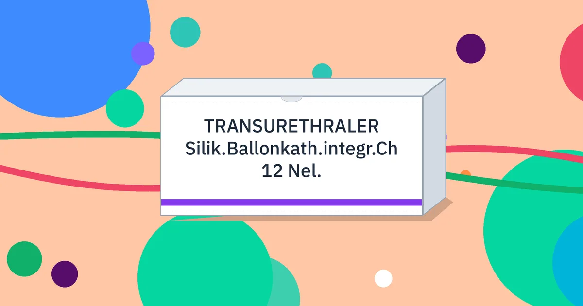 Symbolbild: Packung mit der Aufschrift TRANSURETHRALER Silik.Ballonkath.integr.Ch 12 Nel. (PZN 10981499) – Verfügbarkeit und Bezug in Apotheken in Frankfurt am Main
