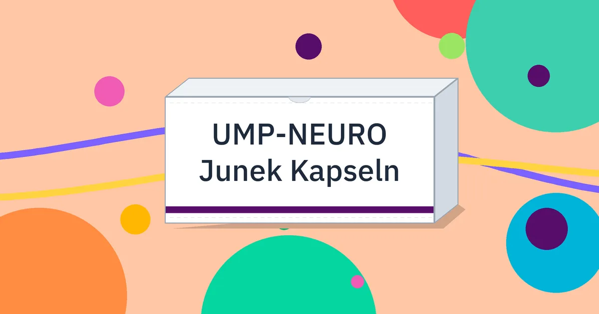 Symbolbild: Packung mit der Aufschrift UMP-NEURO Junek Kapseln (PZN 18310936) – Verfügbarkeit und Bezug in Apotheken in Frankfurt am Main