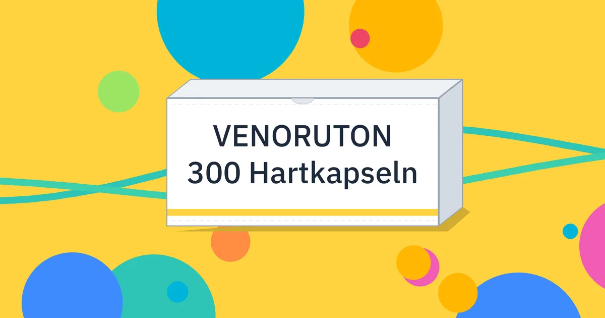 Symbolbild: Packung mit der Aufschrift VENORUTON 300 Hartkapseln (PZN 20310688) – Verfügbarkeit und Bezug in Apotheken in Frankfurt am Main