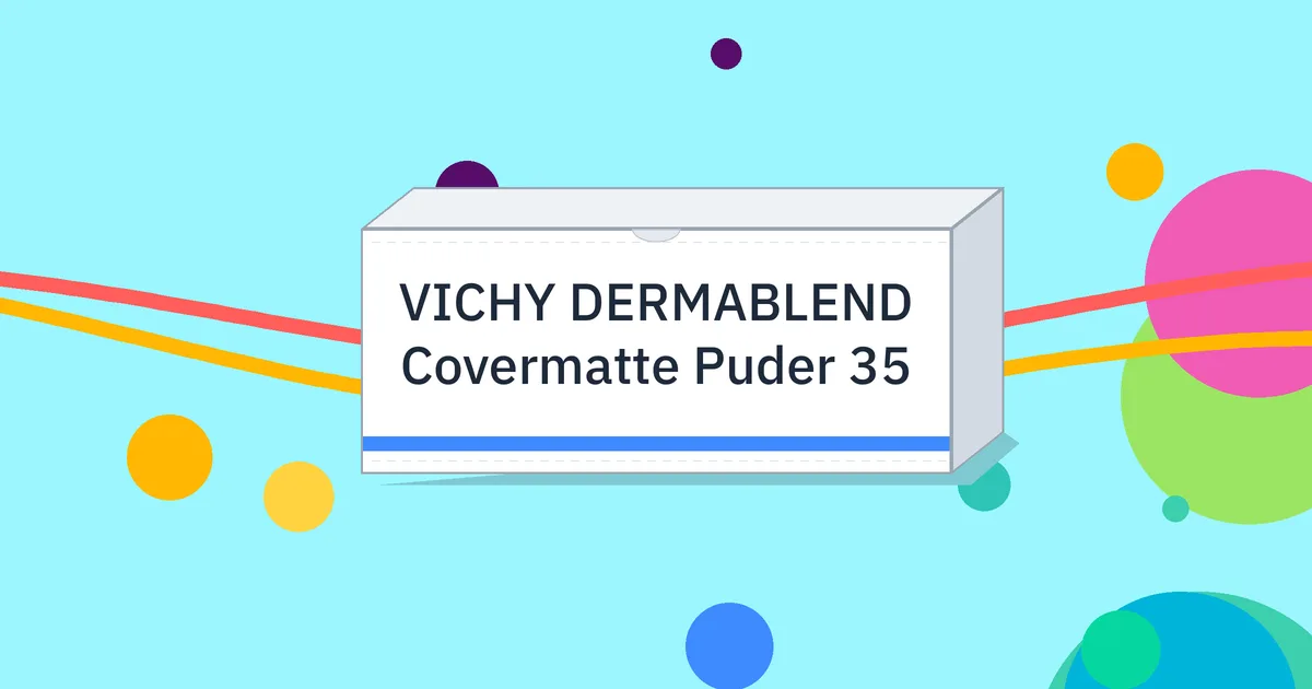 Symbolbild: Packung mit der Aufschrift VICHY DERMABLEND Covermatte Puder 35 (PZN 13426568) – Verfügbarkeit und Bezug in Apotheken in Frankfurt am Main