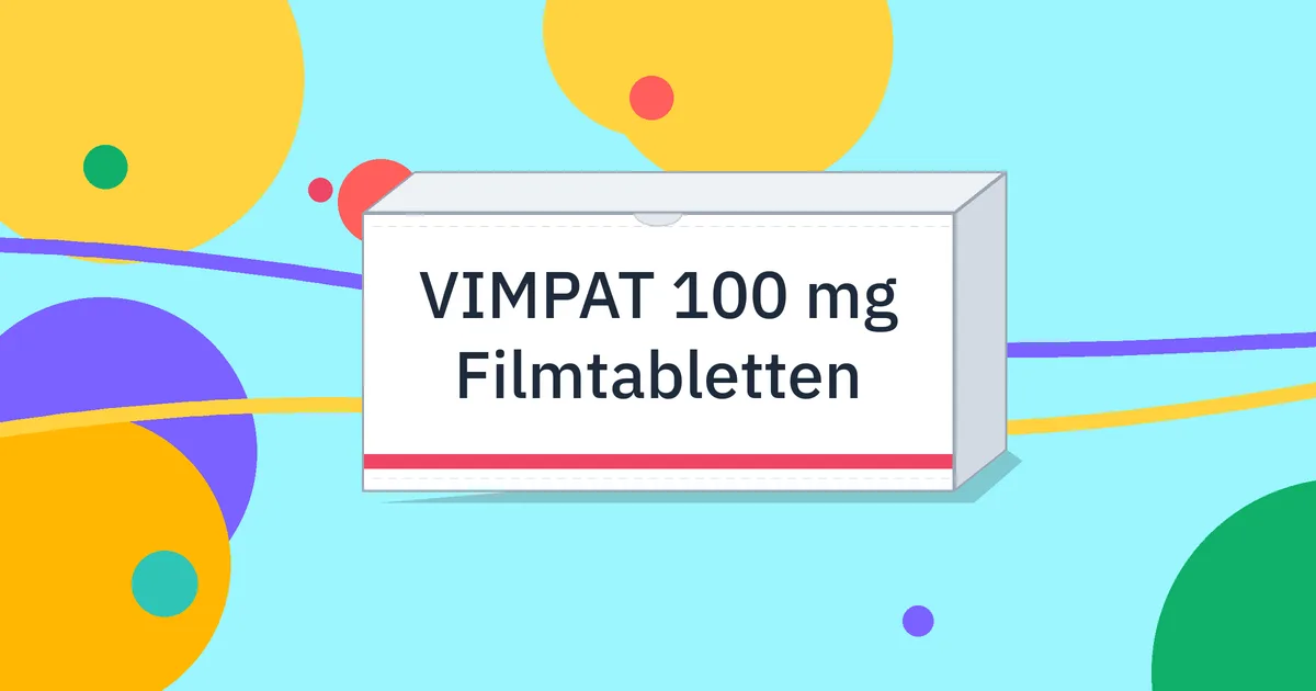 Symbolbild: Packung mit der Aufschrift VIMPAT 100 mg Filmtabletten (PZN 16151600) – Verfügbarkeit und Bezug in Apotheken in Frankfurt am Main