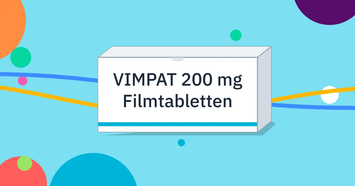 Symbolbild: Packung mit der Aufschrift VIMPAT 200 mg Filmtabletten (PZN 19275165) – Verfügbarkeit und Bezug in Apotheken in Frankfurt am Main