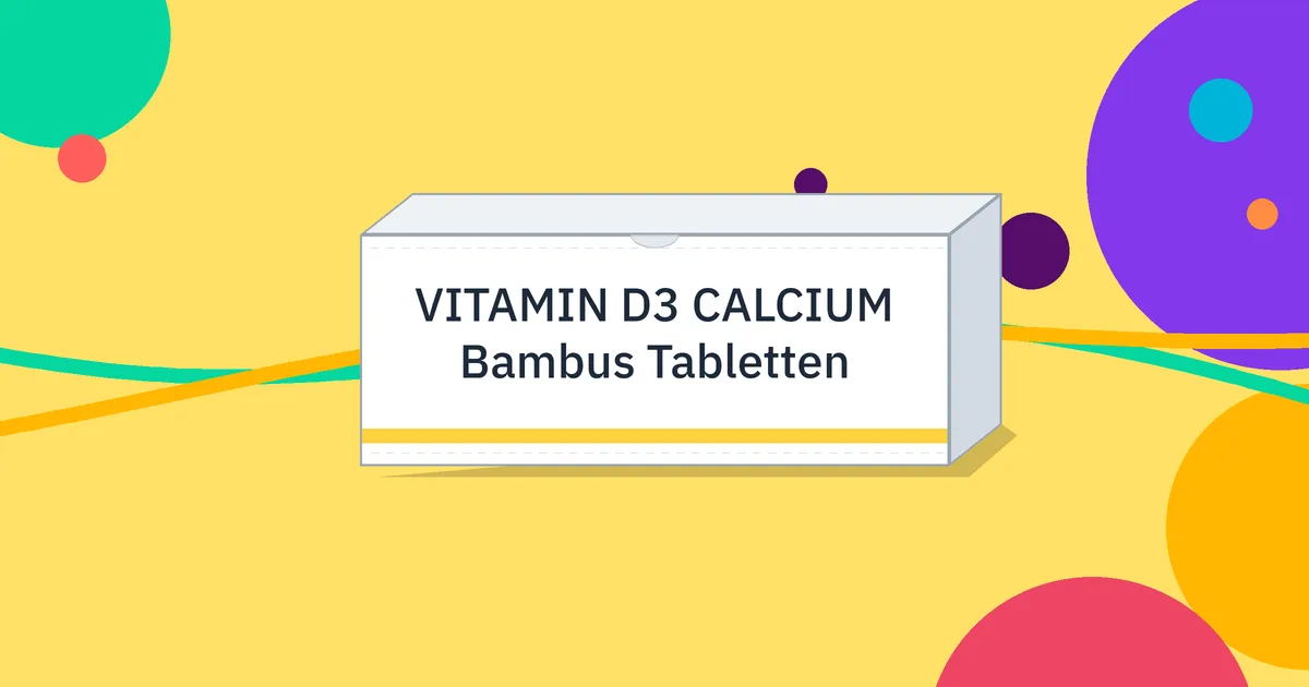 Symbolbild: Packung mit der Aufschrift VITAMIN D3 CALCIUM Bambus Tabletten (PZN 10015563) – Verfügbarkeit und Bezug in Apotheken in Frankfurt am Main