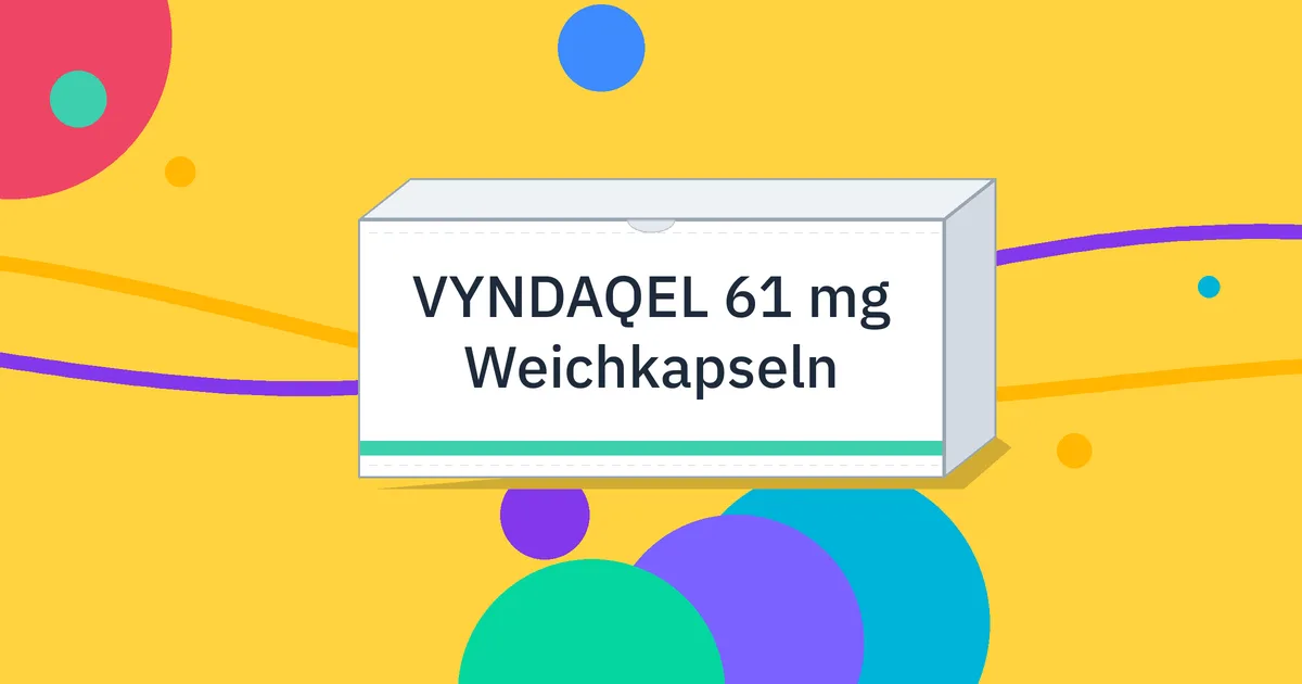 Symbolbild: Packung mit der Aufschrift VYNDAQEL 61 mg Weichkapseln (PZN 16744263) – Verfügbarkeit und Bezug in Apotheken in Frankfurt am Main