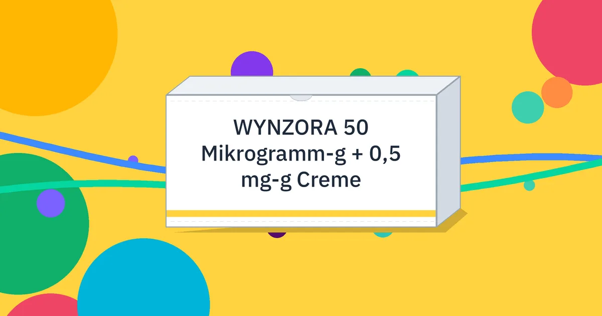 Symbolbild: Packung mit der Aufschrift WYNZORA 50 Mikrogramm-g + 0,5 mg-g Creme (PZN 18456663) – Verfügbarkeit und Bezug in Apotheken in Frankfurt am Main