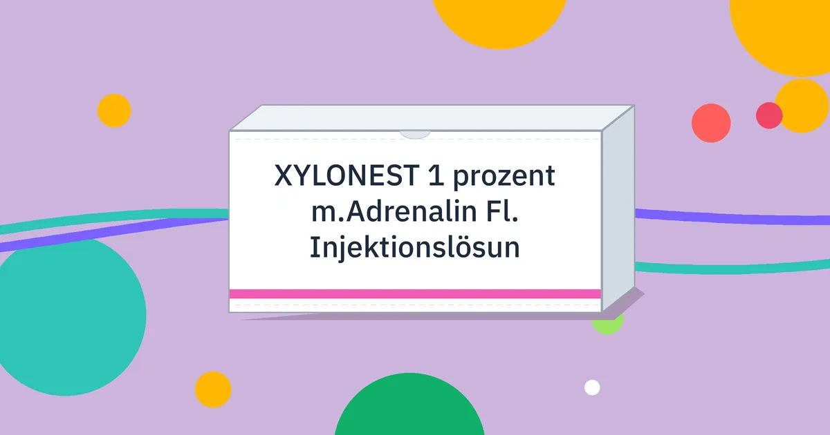 Symbolbild: Packung mit der Aufschrift XYLONEST 1 prozent m.Adrenalin Fl. Injektionslösun (PZN 03079396) – Verfügbarkeit und Bezug in Apotheken in Frankfurt am Main