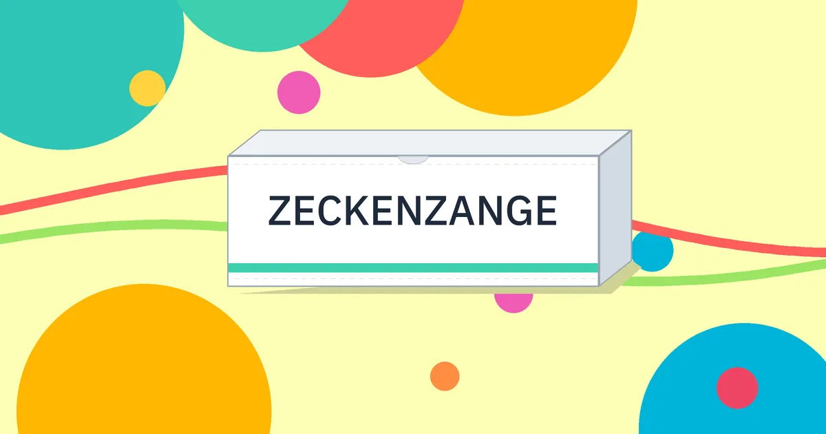 Symbolbild: Packung mit der Aufschrift ZECKENZANGE (PZN 07198100) – Verfügbarkeit und Bezug in Apotheken in Frankfurt am Main
