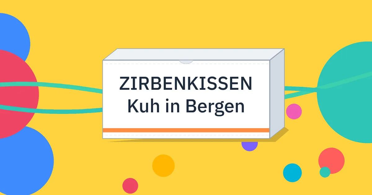 Symbolbild: Packung mit der Aufschrift ZIRBENKISSEN Kuh in Bergen (PZN 20544156) – Verfügbarkeit und Bezug in Apotheken in Frankfurt am Main