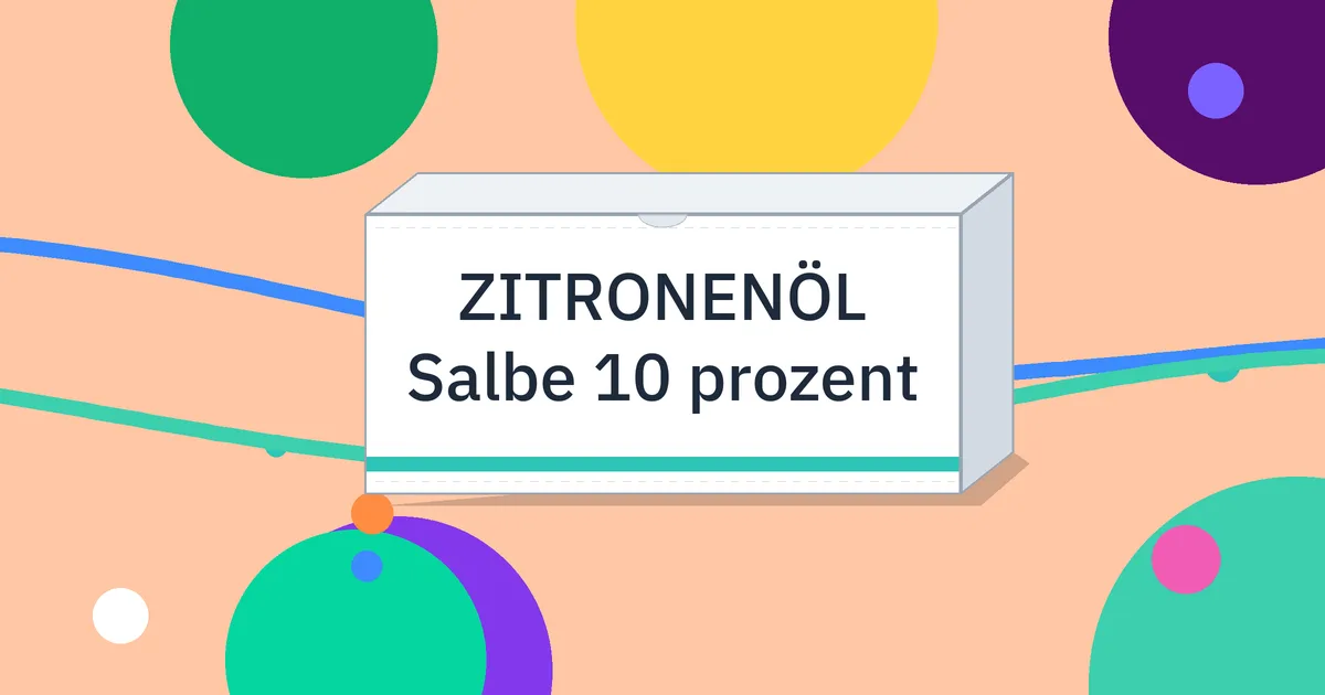 Symbolbild: Packung mit der Aufschrift ZITRONENÖL Salbe 10 prozent (PZN 16674060) – Verfügbarkeit und Bezug in Apotheken in Frankfurt am Main
