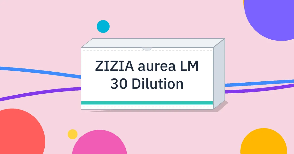 Symbolbild: Packung mit der Aufschrift ZIZIA aurea LM 30 Dilution (PZN 13303995) – Verfügbarkeit und Bezug in Apotheken in Frankfurt am Main