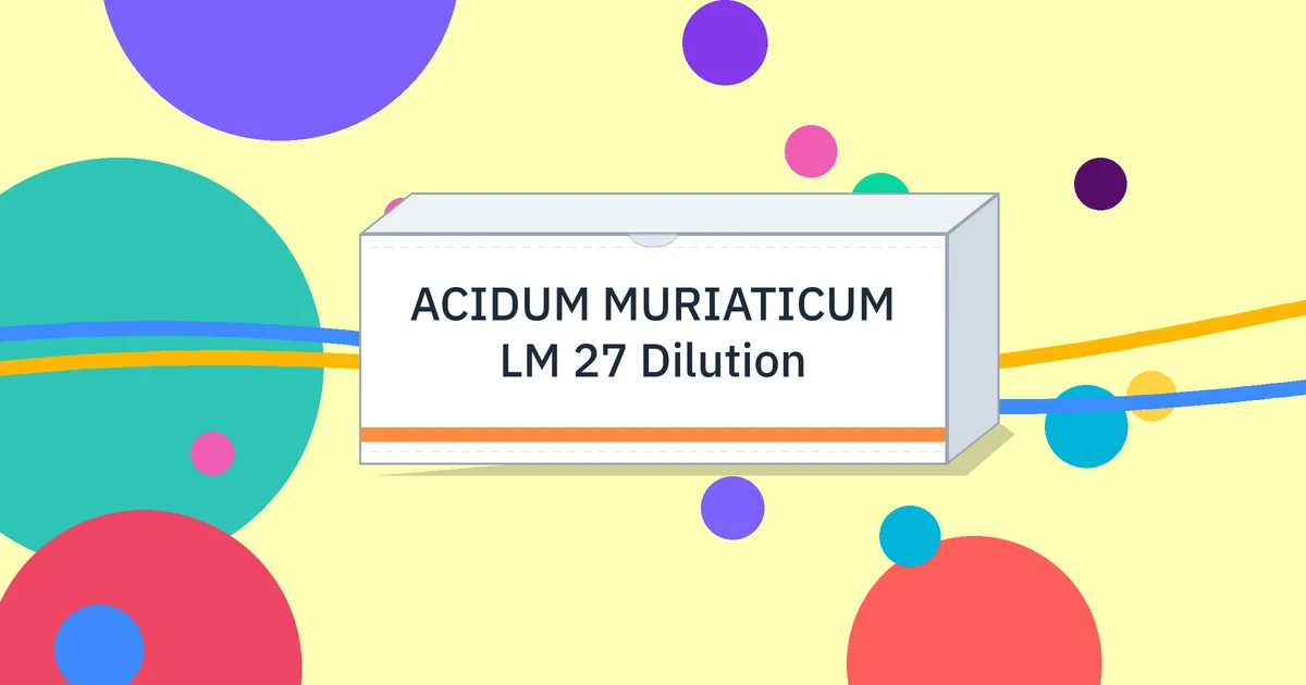Symbolbild: Packung mit der Aufschrift ACIDUM MURIATICUM LM 27 Dilution (PZN 12752521) – Verfügbarkeit und Bezug in Apotheken in Frankfurt am Main
