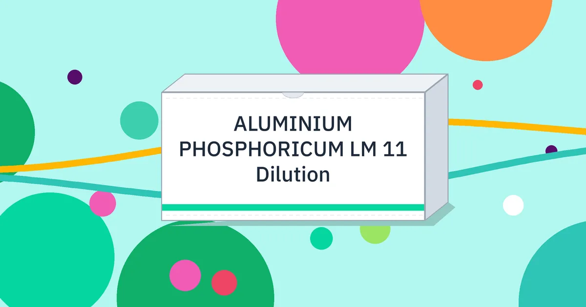 Symbolbild: Packung mit der Aufschrift ALUMINIUM PHOSPHORICUM LM 11 Dilution (PZN 13317135) – Verfügbarkeit und Bezug in Apotheken in Frankfurt am Main