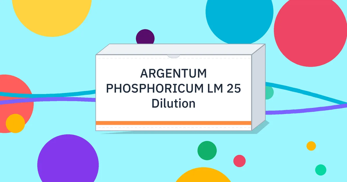 Symbolbild: Packung mit der Aufschrift ARGENTUM PHOSPHORICUM LM 25 Dilution (PZN 12769740) – Verfügbarkeit und Bezug in Apotheken in Frankfurt am Main