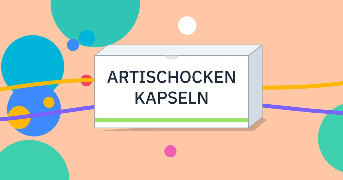 Symbolbild: Packung mit der Aufschrift ARTISCHOCKEN KAPSELN (PZN 02519634) – Verfügbarkeit und Bezug in Apotheken in Frankfurt am Main