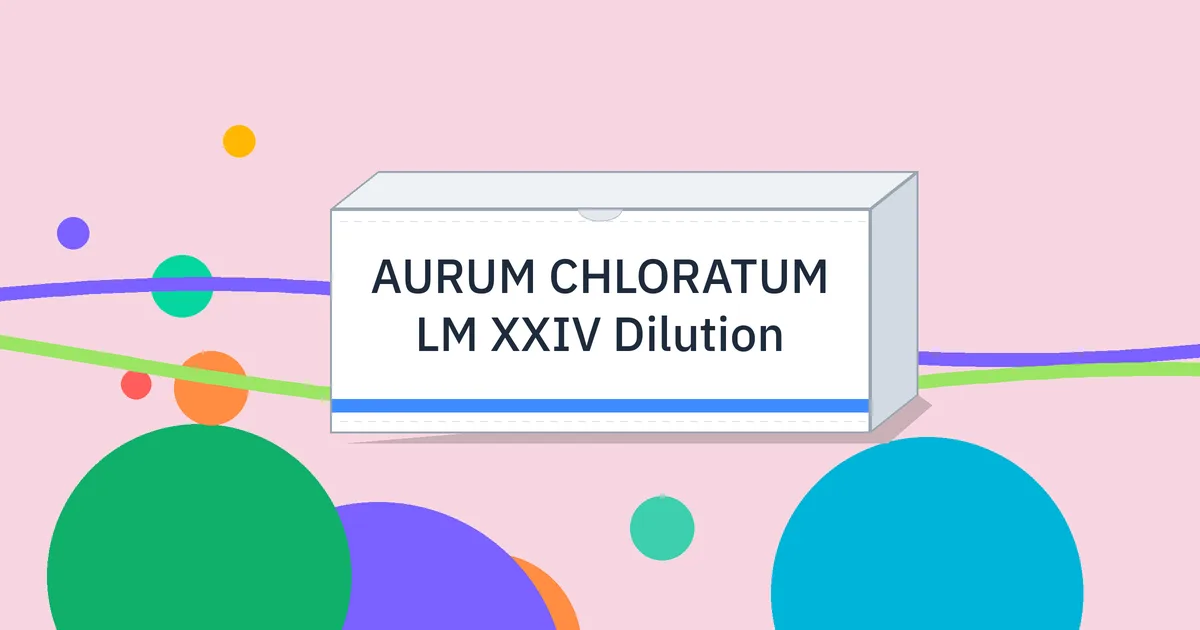 Symbolbild: Packung mit der Aufschrift AURUM CHLORATUM LM XXIV Dilution (PZN 02821066) – Verfügbarkeit und Bezug in Apotheken in Frankfurt am Main