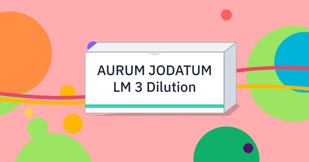 Symbolbild: Packung mit der Aufschrift AURUM JODATUM LM 3 Dilution (PZN 12784573) – Verfügbarkeit und Bezug in Apotheken in Frankfurt am Main