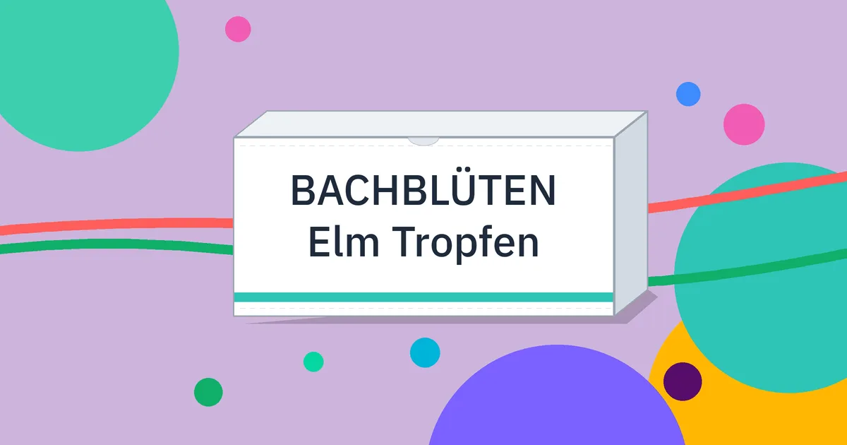 Symbolbild: Packung mit der Aufschrift BACHBLÜTEN Elm Tropfen (PZN 08733624) – Verfügbarkeit und Bezug in Apotheken in Frankfurt am Main