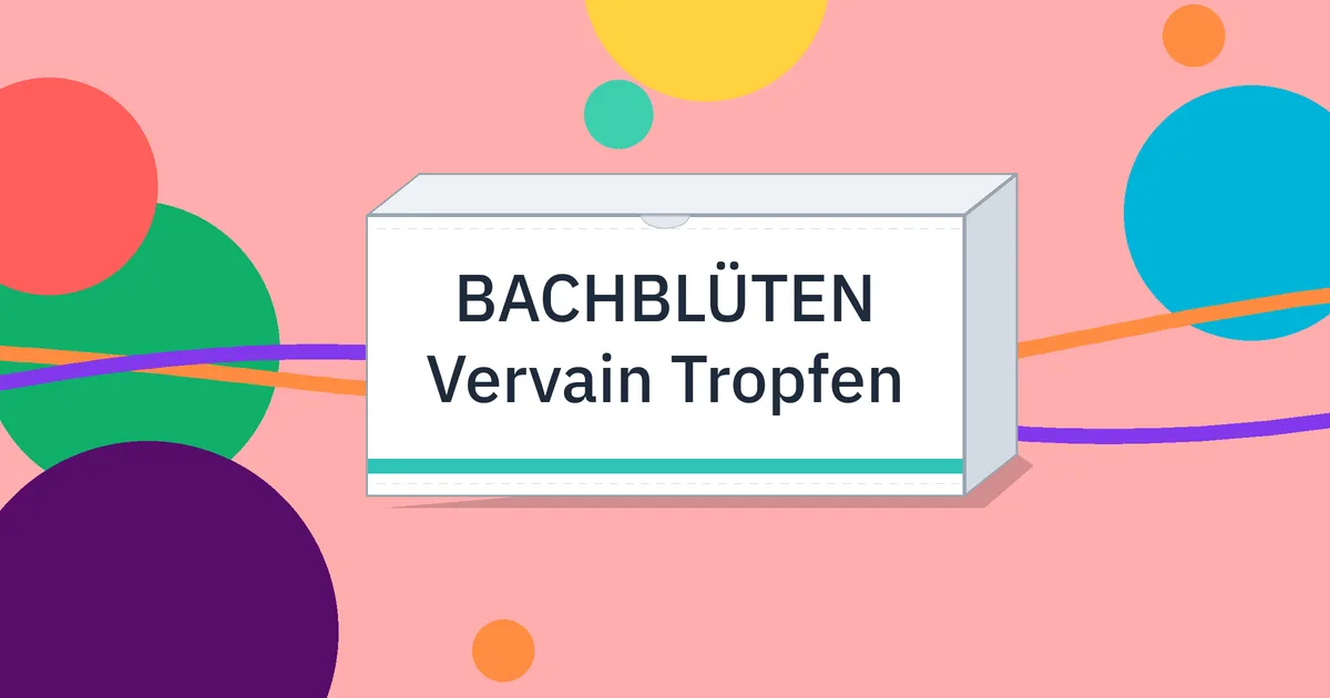 Symbolbild: Packung mit der Aufschrift BACHBLÜTEN Vervain Tropfen (PZN 08737390) – Verfügbarkeit und Bezug in Apotheken in Frankfurt am Main