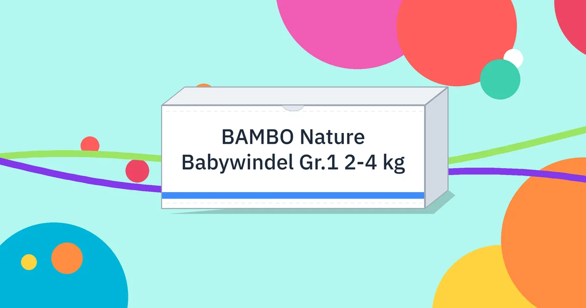 Symbolbild: Packung mit der Aufschrift BAMBO Nature Babywindel Gr.1 2-4 kg (PZN 15416953) – Verfügbarkeit und Bezug in Apotheken in Frankfurt am Main