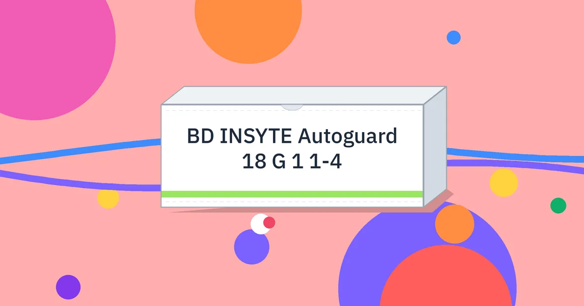 Symbolbild: Packung mit der Aufschrift BD INSYTE Autoguard 18 G 1 1-4 (PZN 07546707) – Verfügbarkeit und Bezug in Apotheken in Frankfurt am Main