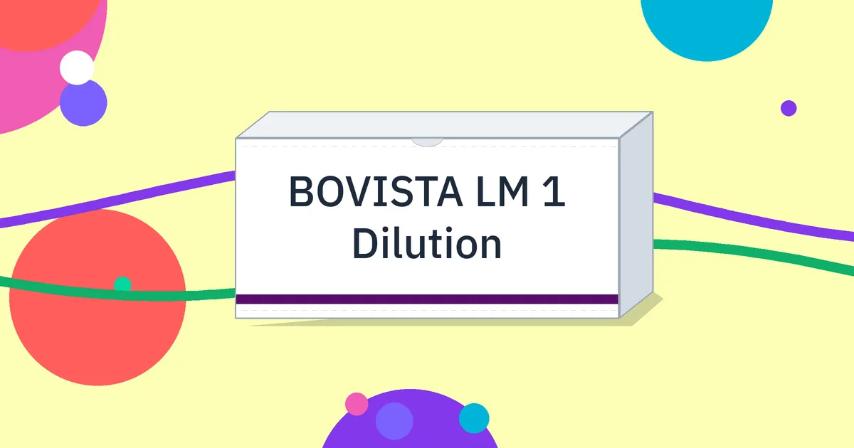 Symbolbild: Packung mit der Aufschrift BOVISTA LM 1 Dilution (PZN 13393691) – Verfügbarkeit und Bezug in Apotheken in Frankfurt am Main