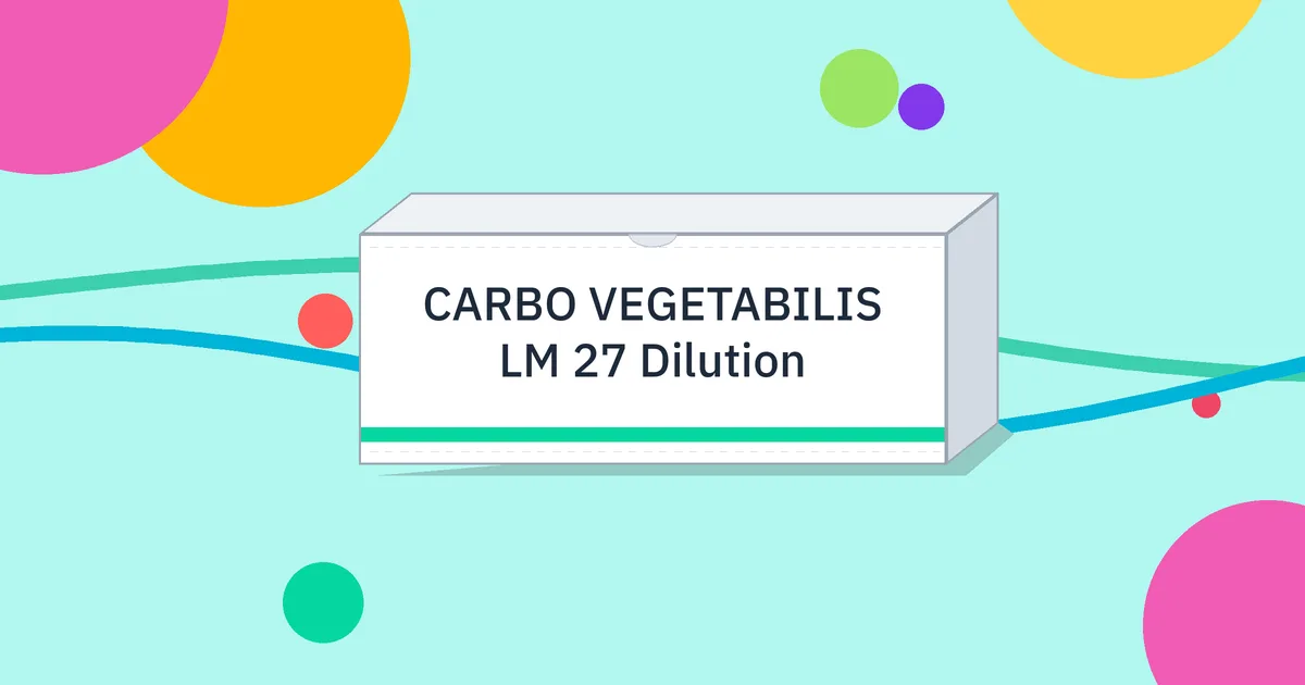 Symbolbild: Packung mit der Aufschrift CARBO VEGETABILIS LM 27 Dilution (PZN 12809652) – Verfügbarkeit und Bezug in Apotheken in Frankfurt am Main