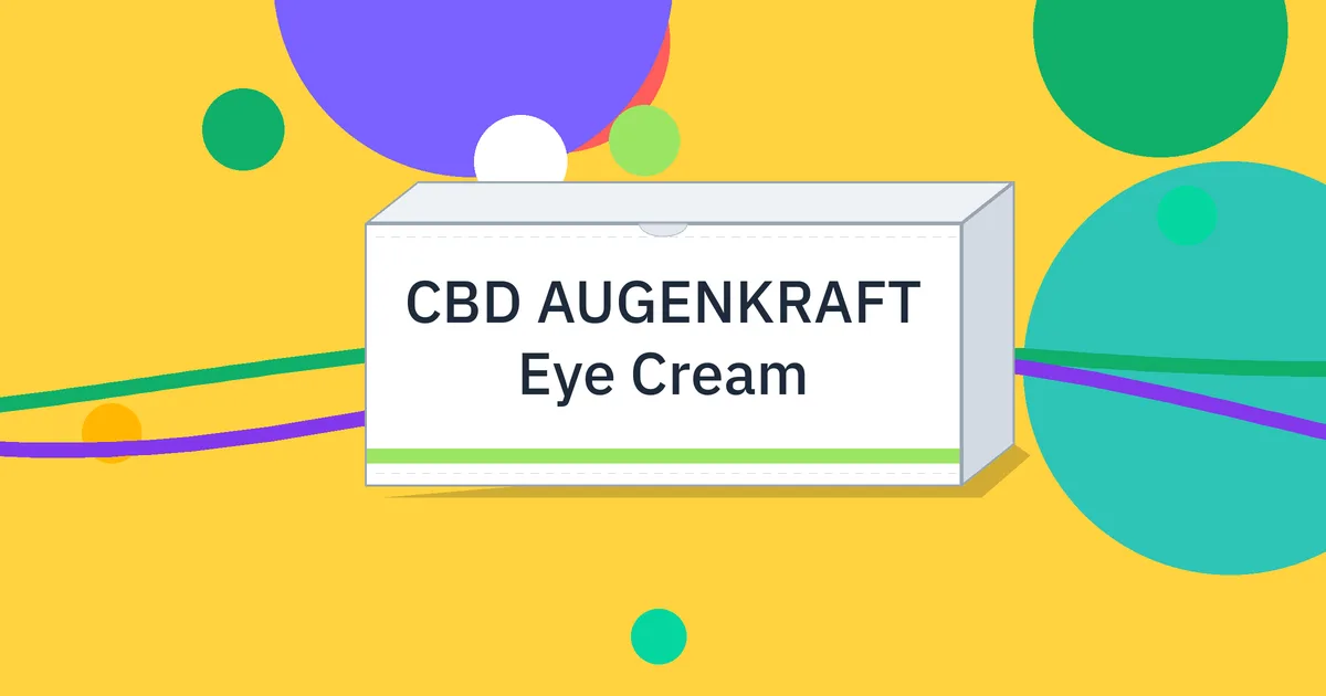 Symbolbild: Packung mit der Aufschrift CBD AUGENKRAFT Eye Cream (PZN 17931470) – Verfügbarkeit und Bezug in Apotheken in Frankfurt am Main