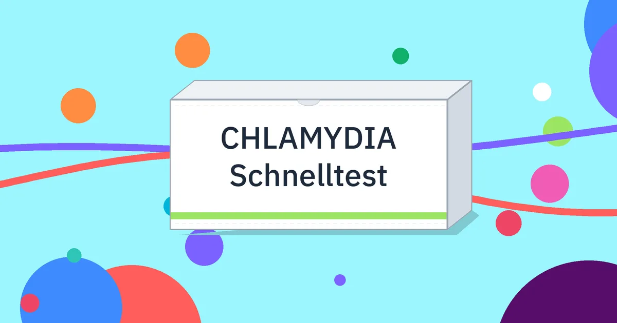 Symbolbild: Packung mit der Aufschrift CHLAMYDIA Schnelltest (PZN 01139415) – Verfügbarkeit und Bezug in Apotheken in Frankfurt am Main