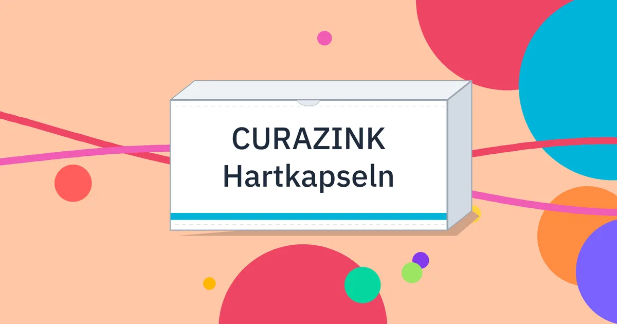 Symbolbild: Packung mit der Aufschrift CURAZINK Hartkapseln (PZN 00679380) – Verfügbarkeit und Bezug in Apotheken in Frankfurt am Main