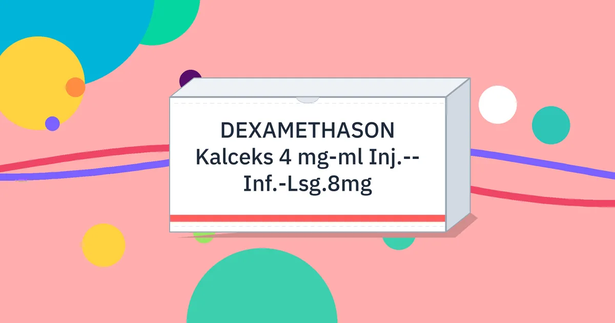 Symbolbild: Packung mit der Aufschrift DEXAMETHASON Kalceks 4 mg-ml Inj.--Inf.-Lsg.8mg (PZN 20081667) – Verfügbarkeit und Bezug in Apotheken in Frankfurt am Main