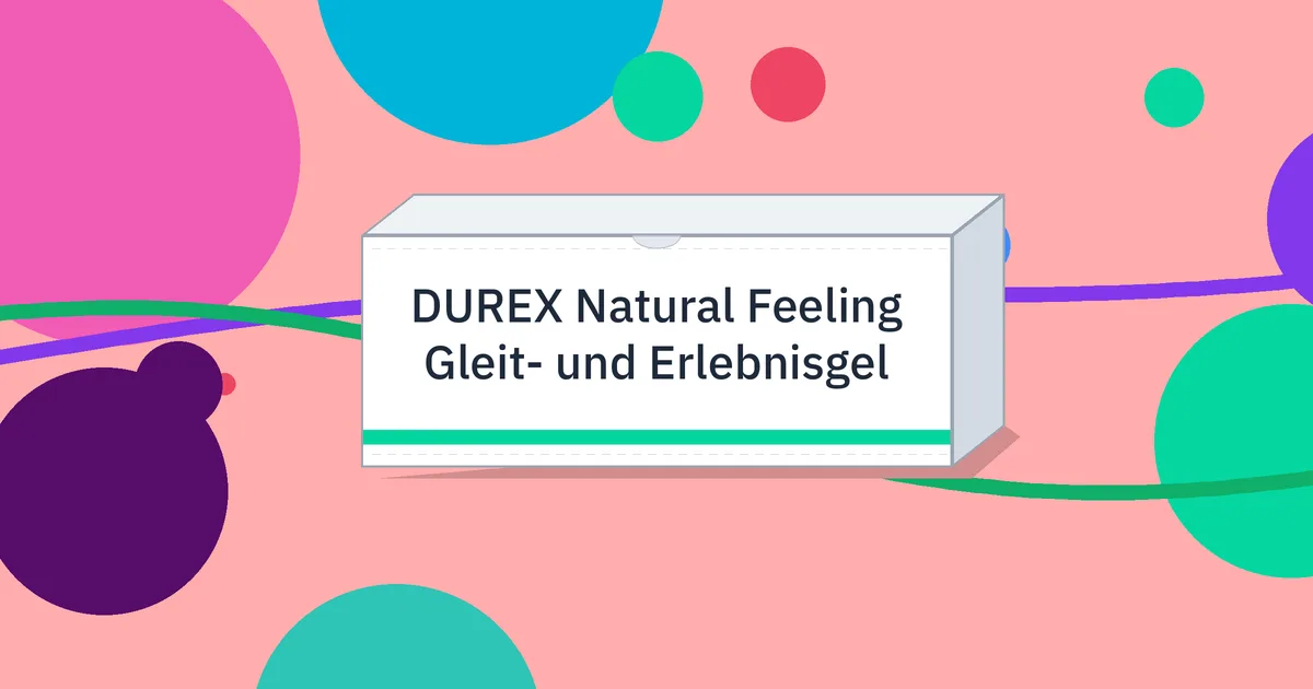 Symbolbild: Packung mit der Aufschrift DUREX Natural Feeling Gleit- und Erlebnisgel (PZN 10407116) – Verfügbarkeit und Bezug in Apotheken in Frankfurt am Main
