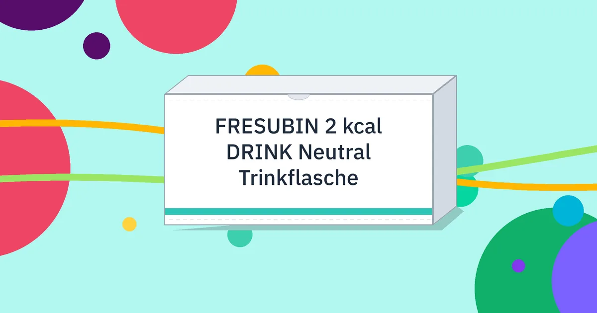 Symbolbild: Packung mit der Aufschrift FRESUBIN 2 kcal DRINK Neutral Trinkflasche (PZN 18832528) – Verfügbarkeit und Bezug in Apotheken in Frankfurt am Main